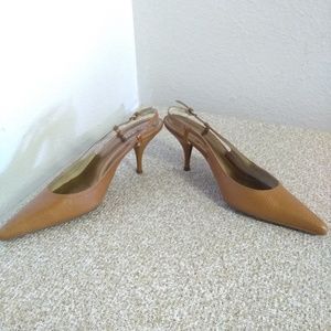 Coach | Shoes | Coach Alice Brown Leather Sandals | Poshmark